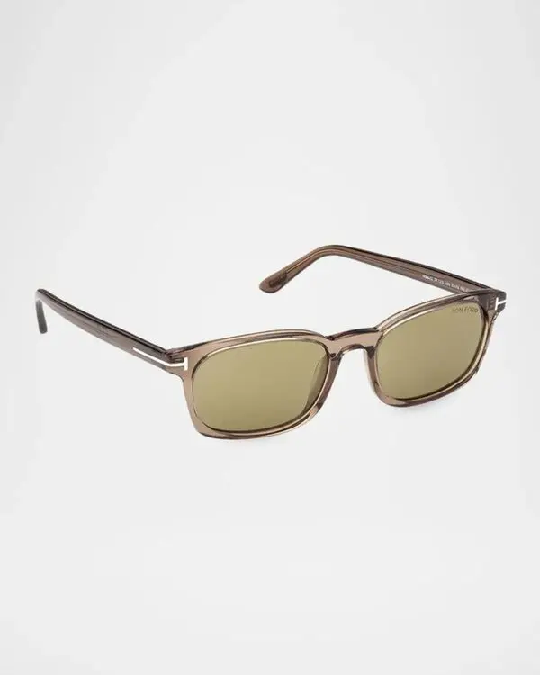TOM FORD Miles 53mm Rectangular Sunglasses