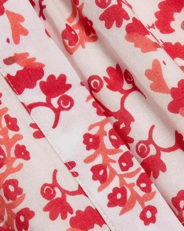 RO S GARDEN Regina Floral Cotton Minidress