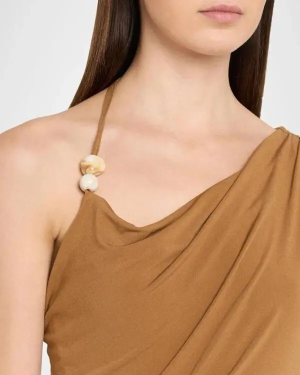 Significant Other Armen Asymmetric Mini Dress - Cedar