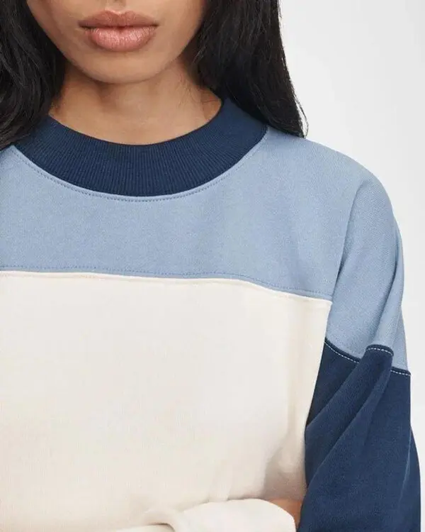 Rag & Bone The Everyday Terry Seamed Sweatshirt - Blmlt