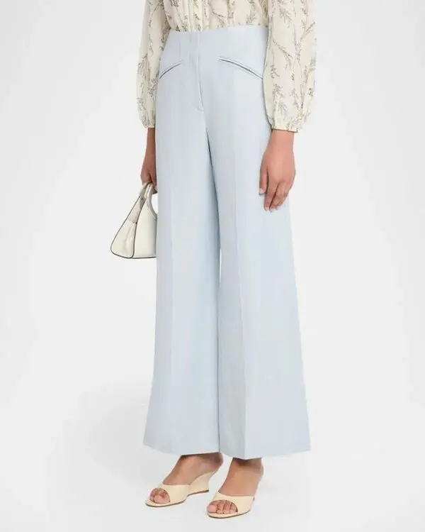 Veronica Beard Cassidee Wide-leg Pants