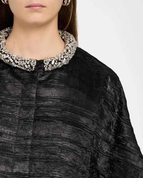Simkhai Elvessa Cropped Jacket - Black