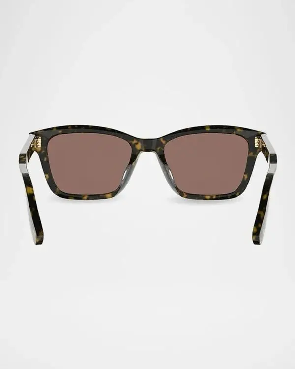 Dior Dioribbon S2i 53mm Rectangular Sunglasses - Dark Havan