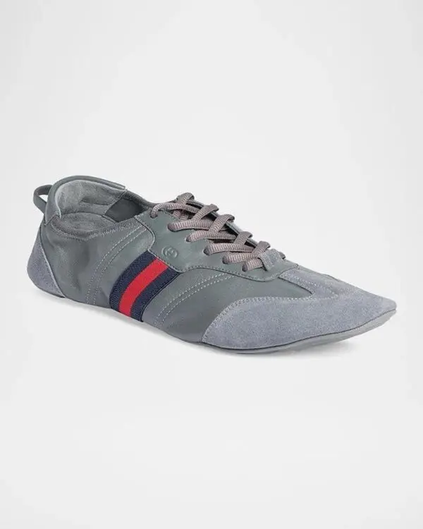 Gucci Apos;s Flex Suede Low-top Sneakers - Graphite