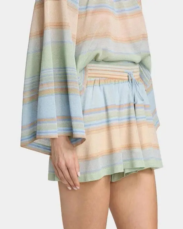 Zimmermann Indra Striped Shorts