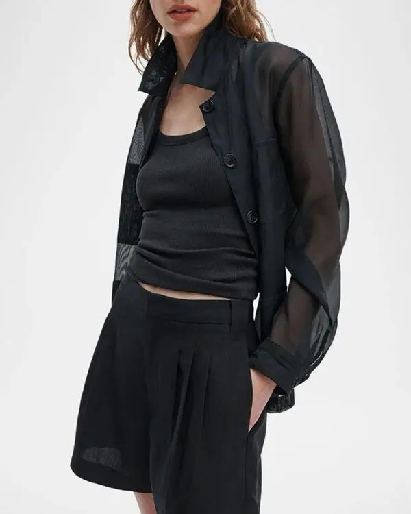 Rag & Bone Chappell Linen Shorts
