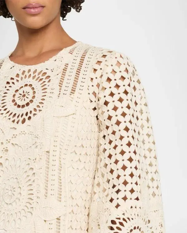 Zimmermann Indra Embroidered Mini Dress