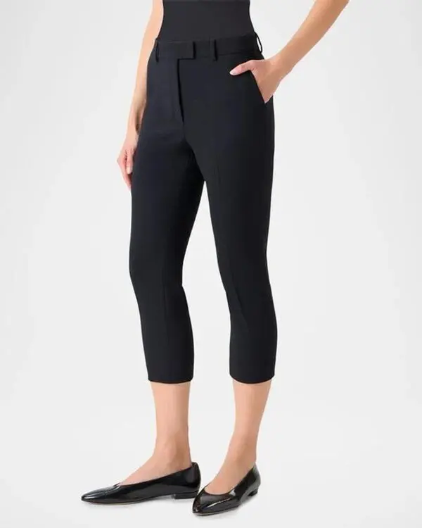 Akris Flavi Skinny-leg Crop Trousers