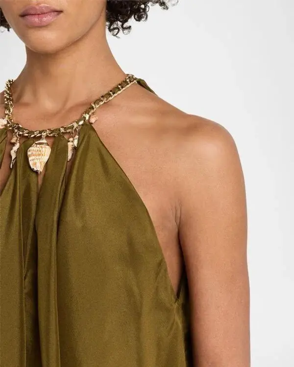 Zimmermann Mahon Silk Chain Blouse