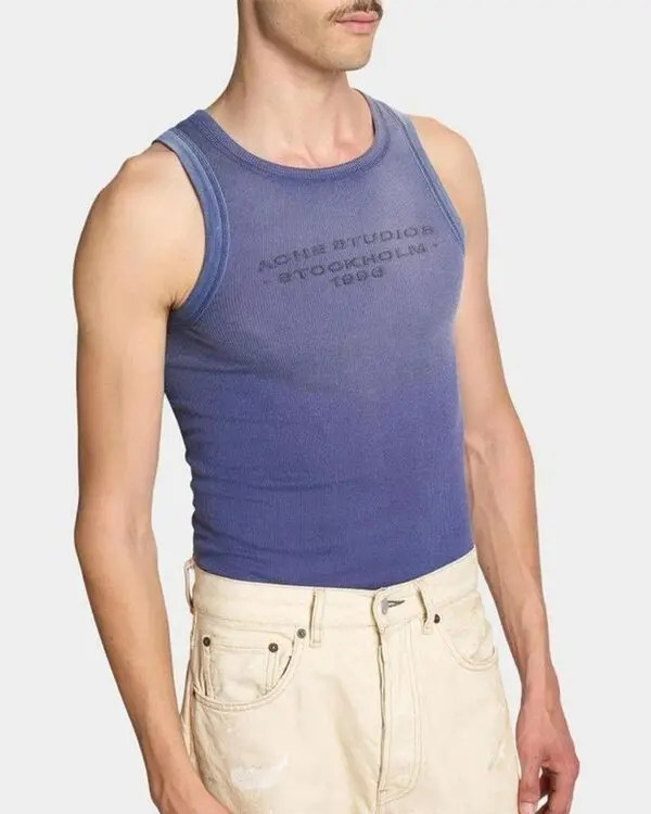 Acne Studios Apos;s K-eitch Ribbed Logo Tank Top