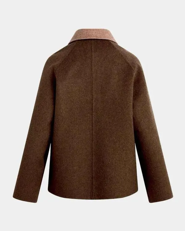 FAVORITE DAUGHTER The Cameron Two-tone Coat - Stone