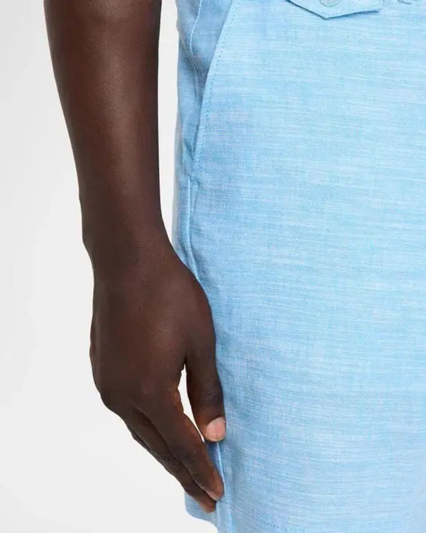 Robert Graham Apos;s Dixton Cotton And Linen Shorts