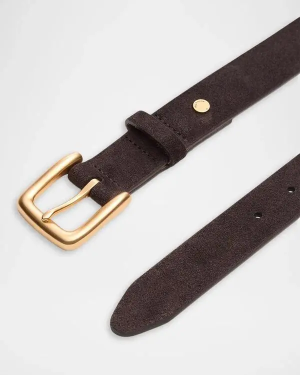 Rag & Bone Cassie Suede Belt - Dkcsd