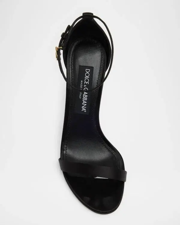 Dolce & Gabbana 105mm Raso Satin Sandals
