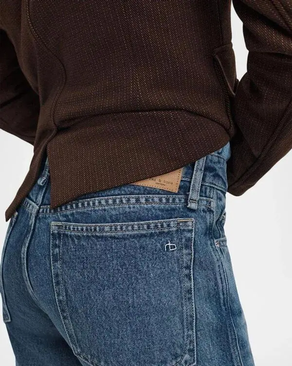 Rag & Bone Josie Denim Mid-rise Flared Jeans - Flora