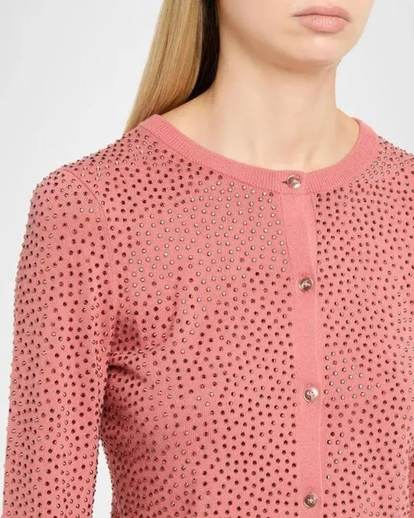 Alice + Olivia Carson Embellished Cardigan