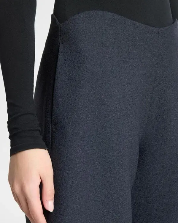 Alaïa Barrel-leg Wool Pants - Anthracite