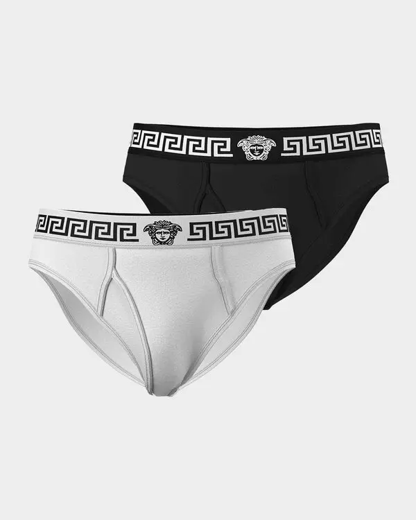 Versace Apos;s Medusa La Greca 2-pack Briefs