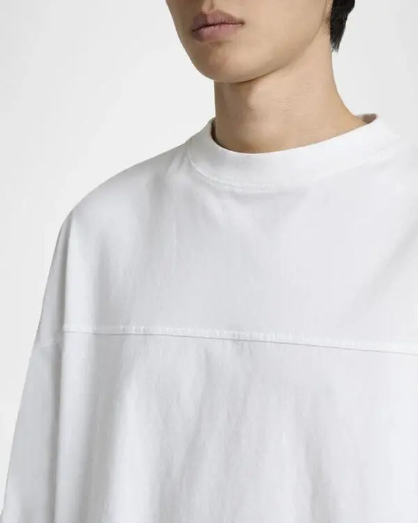 Jacquemus Apos;s Embroidered Logo Long-sleeve Crewneck T-shirt