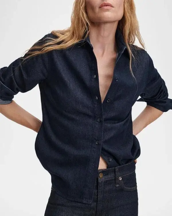 Rag & Bone Dayton Denim Button-front Shirt