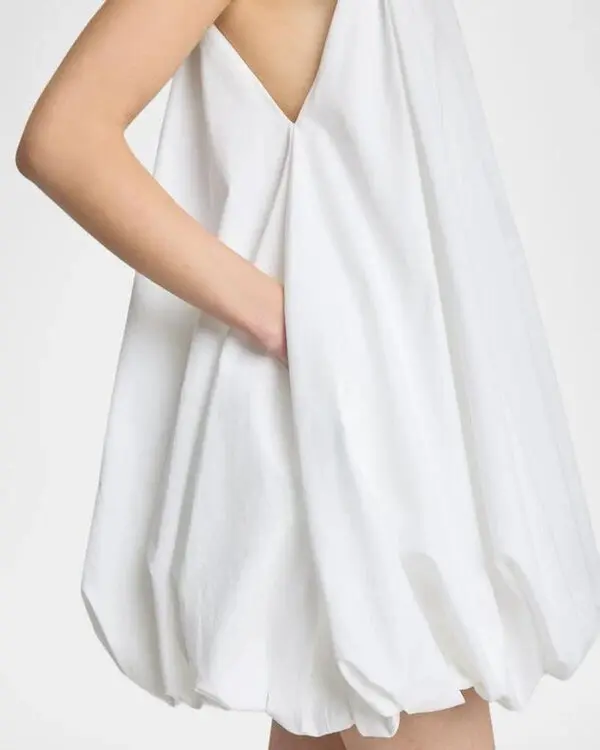 Alaïa Cotton Poplin Bubble Mini Dress