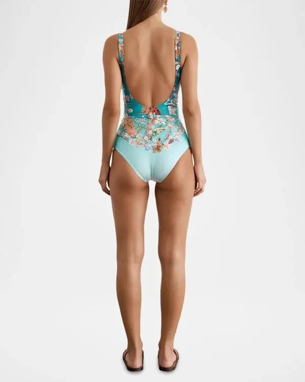 AQUA BLU AUSTRALIA Nicola Belted One-piece Swimsuit