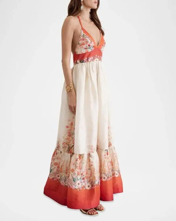 AQUA BLU AUSTRALIA Claudia Maxi Dress