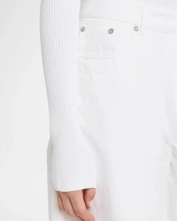 Alaïa Rodeo Curve Jeans - Blanc