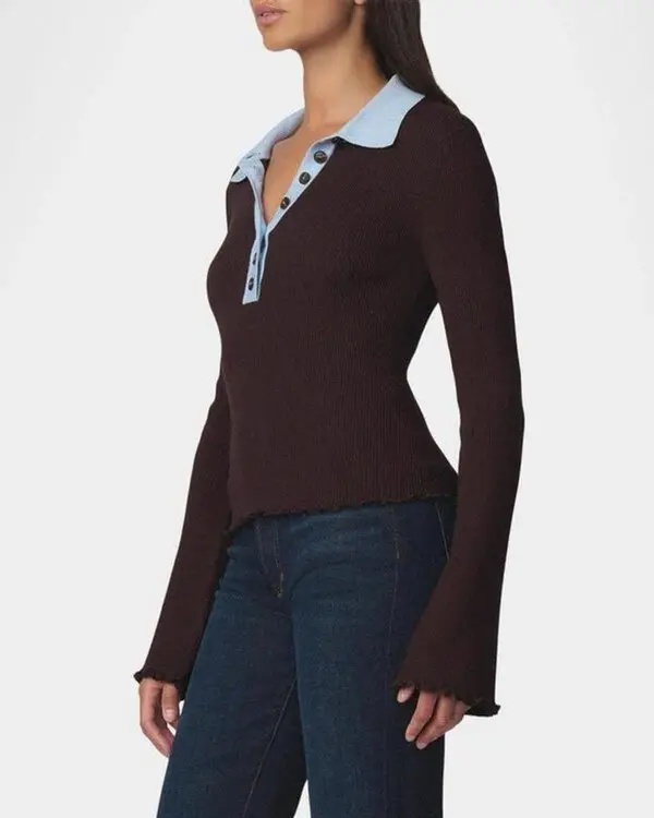 JOE & APOS;S JEANS The Riley Polo Sweater