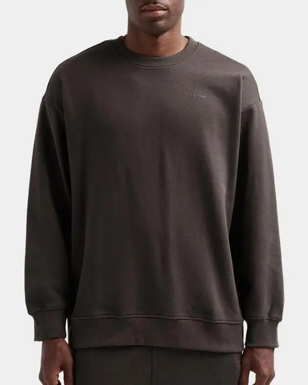 G-star Raw Apos;s Logo Appliqué Cotton Crewneck Sweatshirt