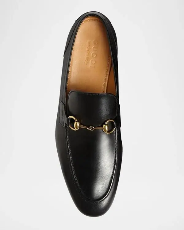Gucci Apos;s Jordaan Leather Loafers - Black