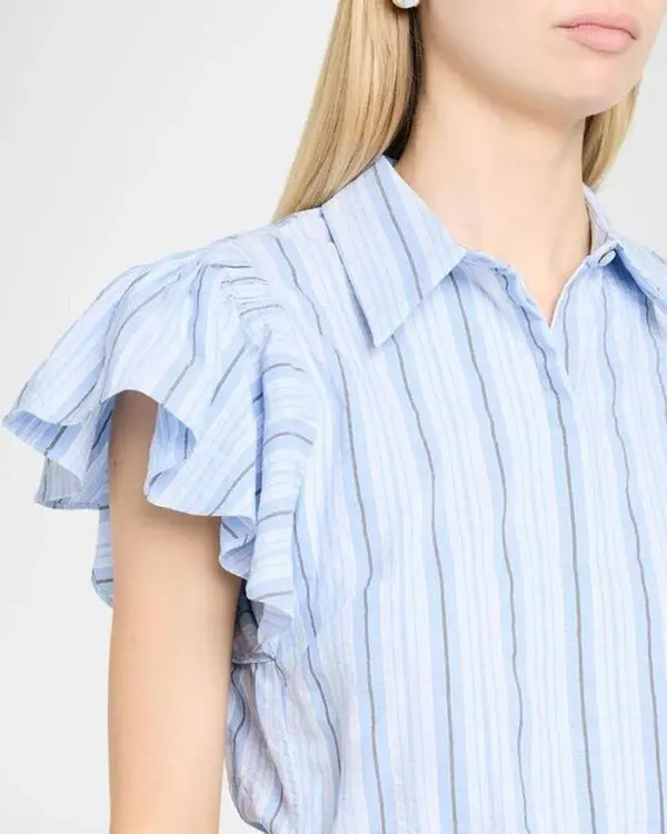 Cinq À Sept Charmine Stripe Shirtdress