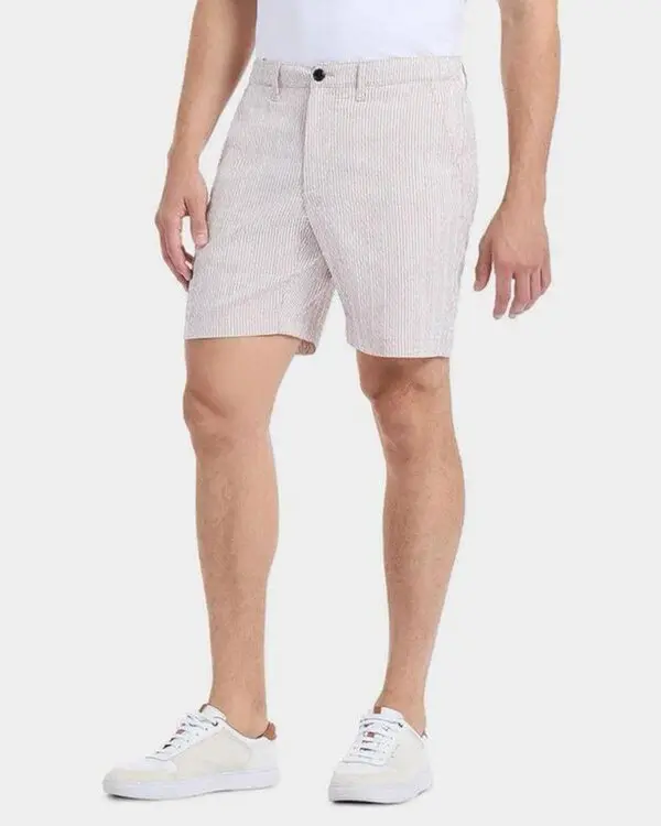 Robert Graham Apos;s Fornillo Coupe Jacquard Seersucker Shorts