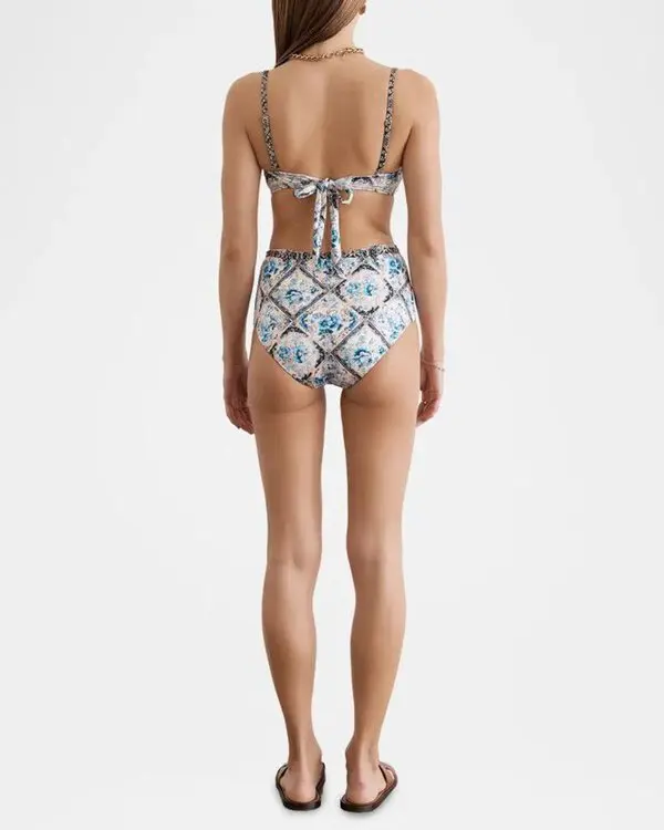 AQUA BLU AUSTRALIA Marilyn High-waist Bikini Bottoms