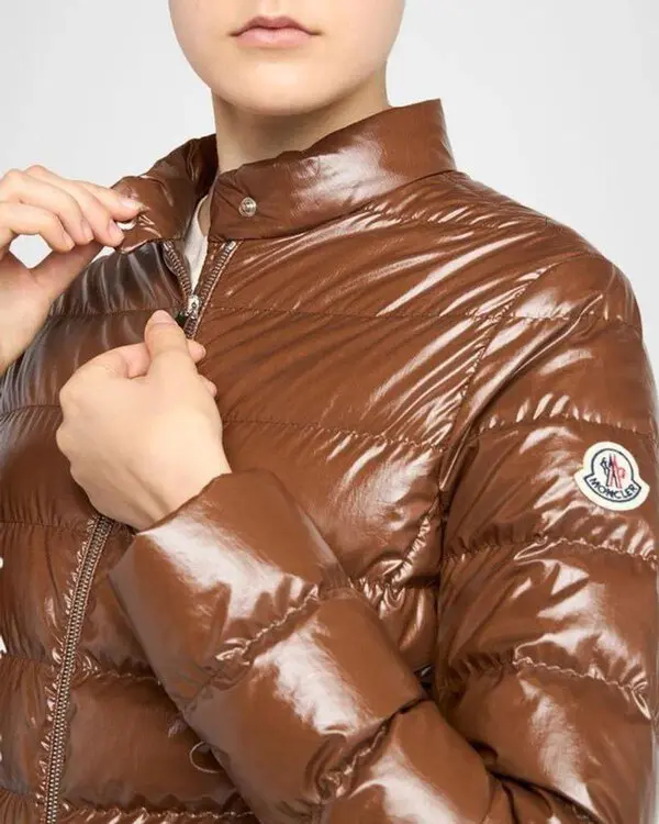 Moncler Papillion Short Down Jacket - Neutral