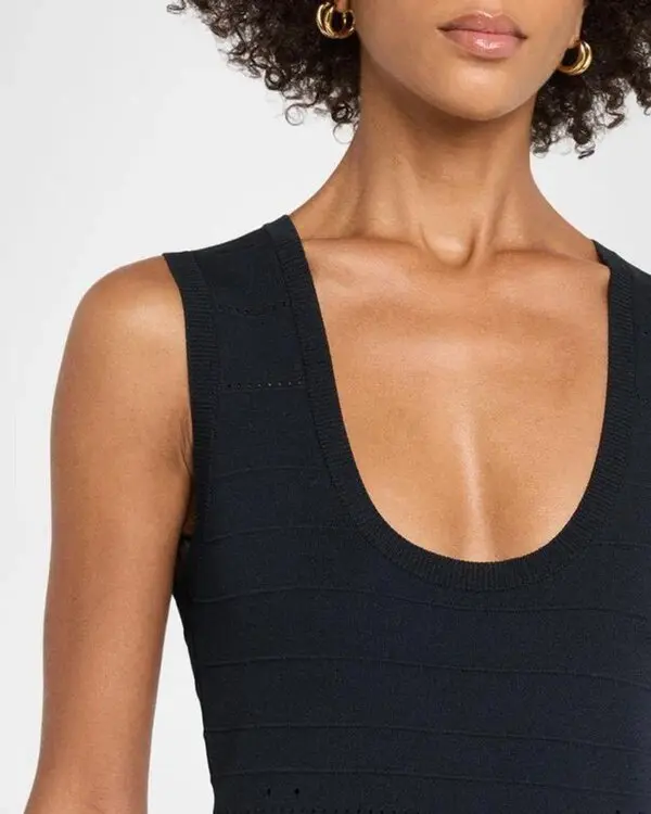 Ramy Brook Anika Knit Mini Dress - Black