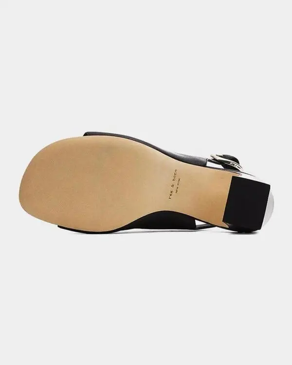 Rag & Bone 75mm Gigi Leather Block-heel Sandals