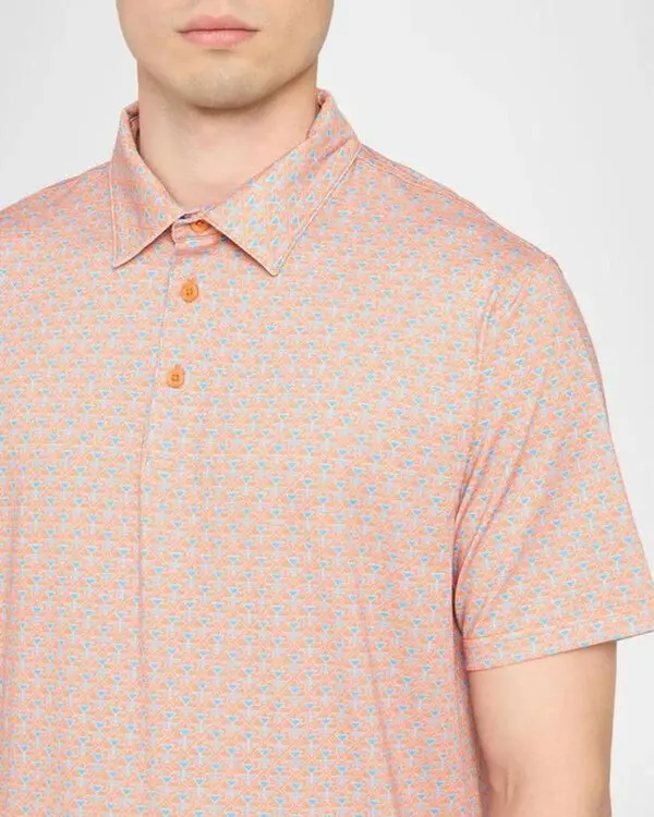 Robert Graham Apos;s Geometric Polo Shirt