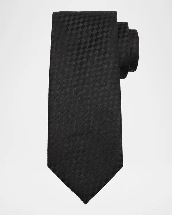 TOM FORD BOUTIQUE Apos;s Silk Check Jacquard Tie