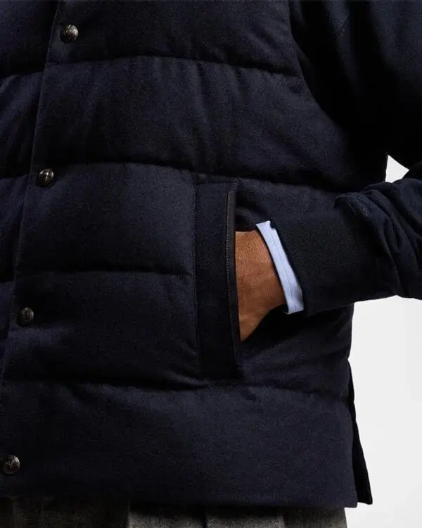 Ralph Lauren Apos;s Harwick Cashmere-blend Down Vest