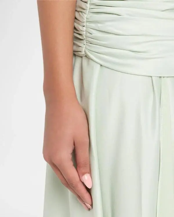 Simkhai Gianna Draped Midi Skirt