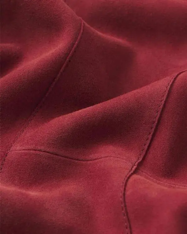 FRAME The Suede Shirt - Garnet