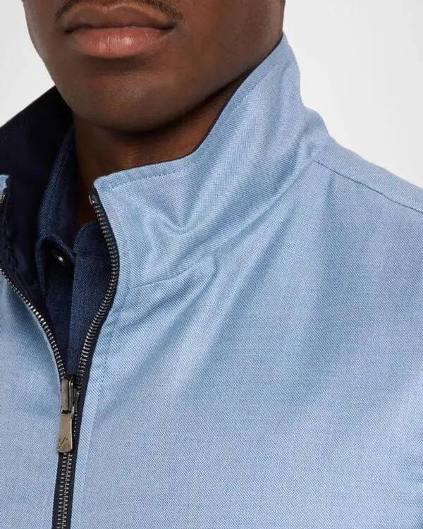 Isaia Apos;s Zipped Reversible Vest
