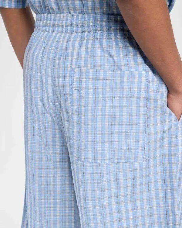 Bottega Veneta Apos;s Check Cotton-silk Shorts