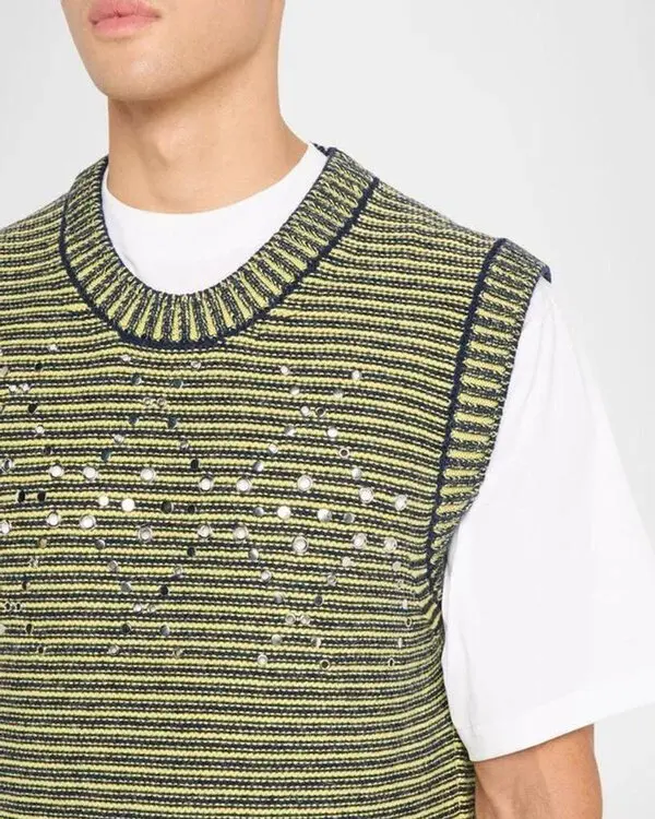 Marni Apos;s Eyelet-trim Sweater Vest