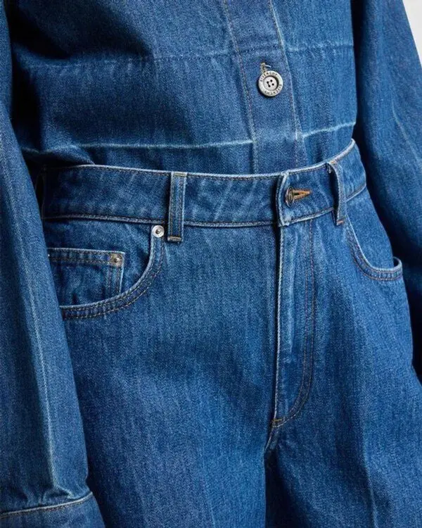 Givenchy Raw Edge Released Hem Wide-leg Jeans