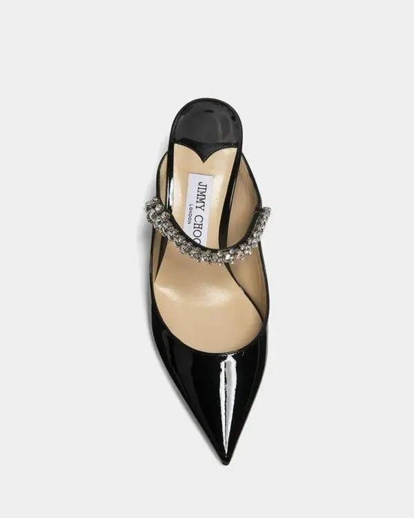 JIMMY CHOO 65mm Bing Embellished Patent Leather Pumps