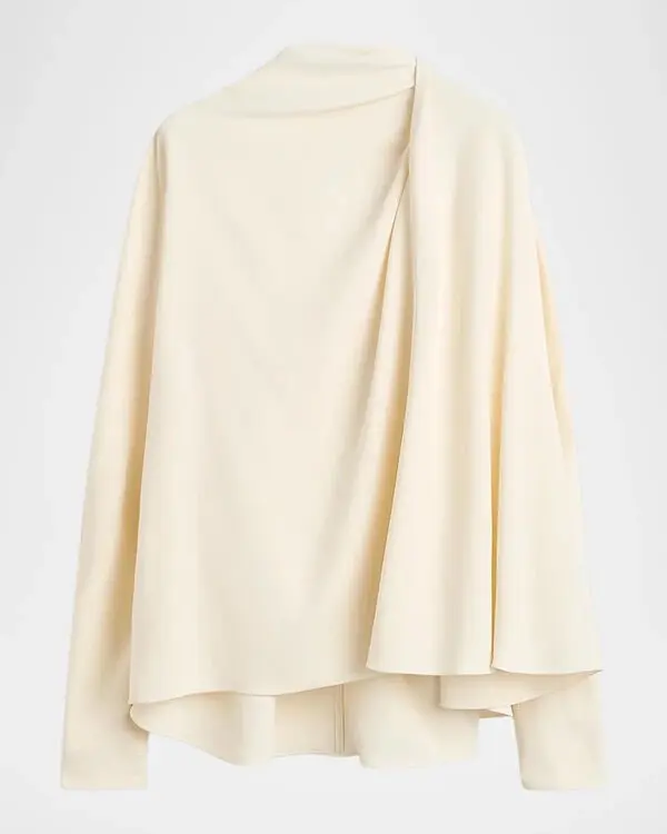 TOTEME Draped Cady Blouse
