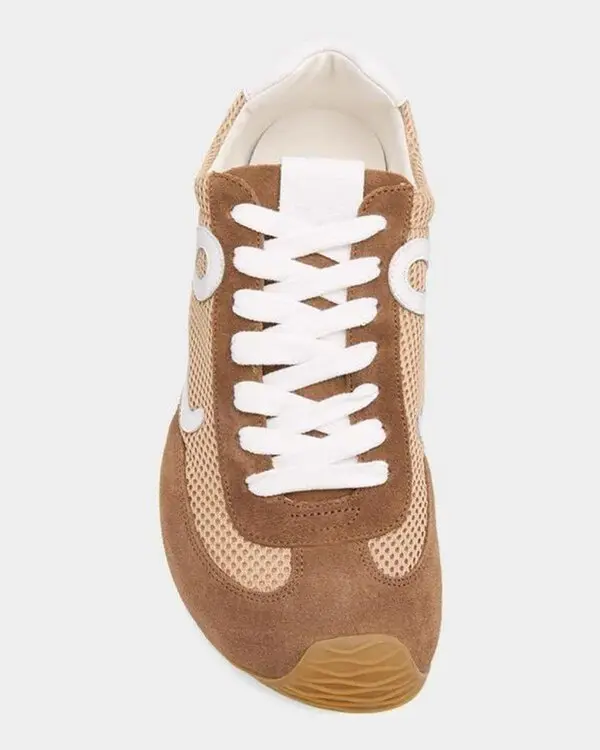 Loewe Ballet Runner 2.0 Sneakers In Suede And Mesh