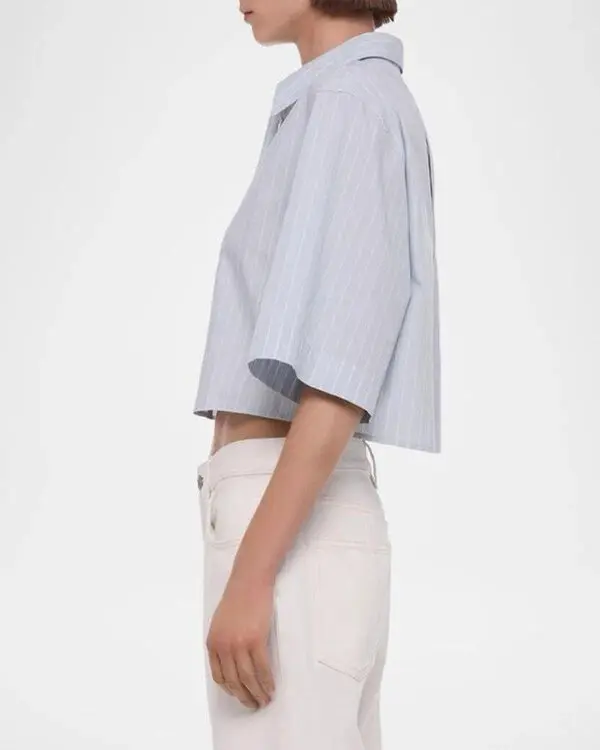 Helmut Lang Cropped Trench Shirt